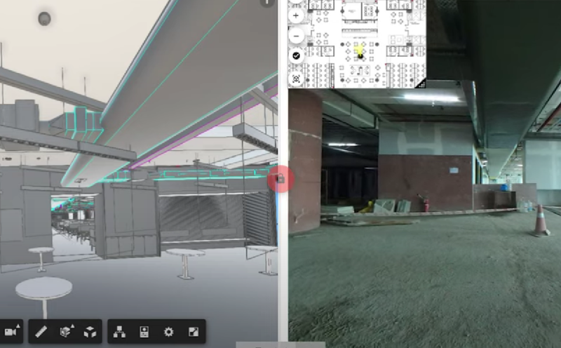 360 Degree Image Based Construction Interior Monitoring & Documentation
